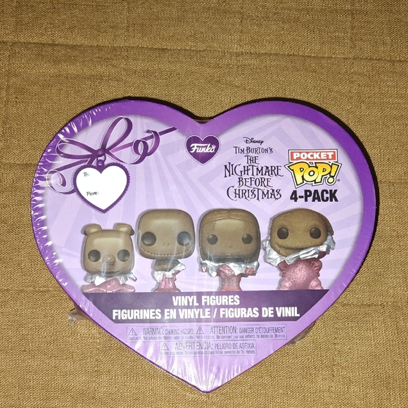 Funko | Other | Funko The Nightmare Before Christmas 4 Pack Vynil ...